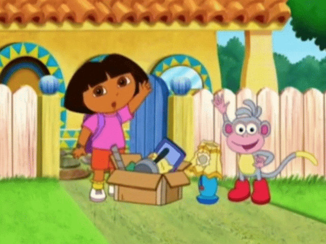 Dora And Boots Waving Hello By Mimimeriem On Deviantart