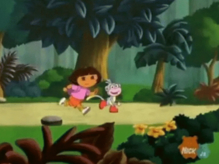 Dora And Boots Running By Mimimeriem On Deviantart