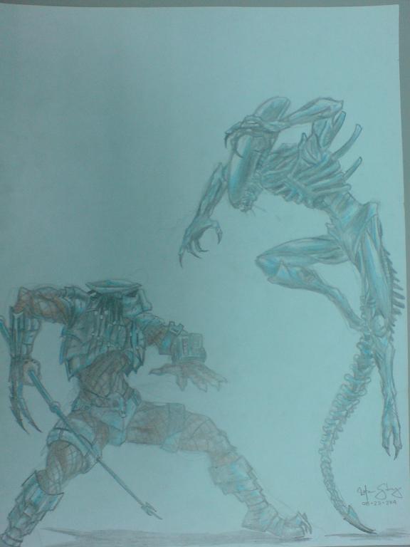 Alien Vs Predator Fan Art By Parascythe04 On Deviantart