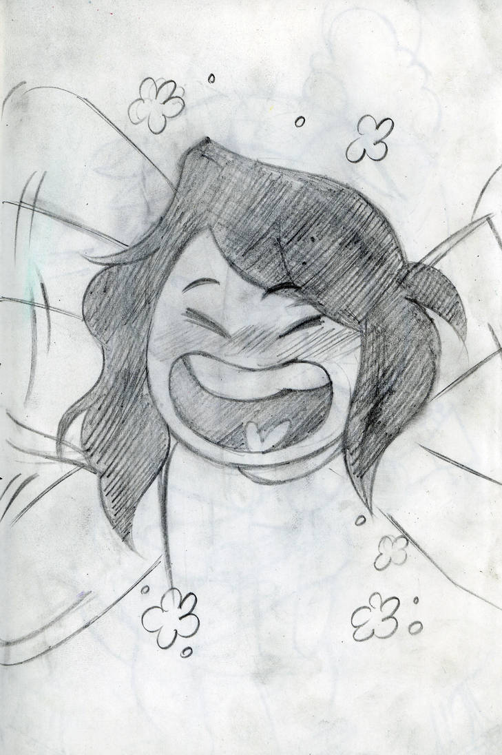 Happy Girl Sketch By Greenmarta On Deviantart