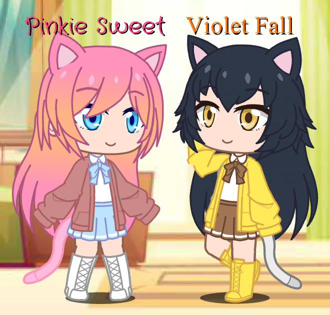 Pinkie Sweet And Violet Fall Outfits Gacha Club By Greenmarta On Deviantart