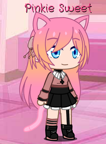 Pinkie Sweet Cute Cat Outfit Gacha Club By Greenmarta On Deviantart