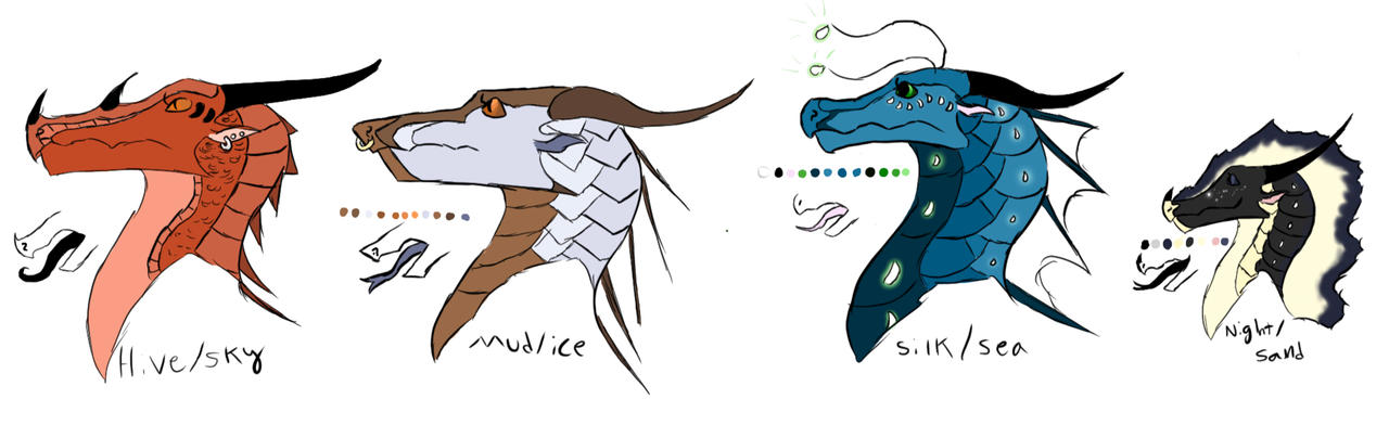 Sketchy WOF hybrid headshot adopts (CLOSED by XxRavenFangxX on DeviantArt Sketchy WOF hybrid headshot adopts (CLOSED by XxRavenFangxX on DeviantArt