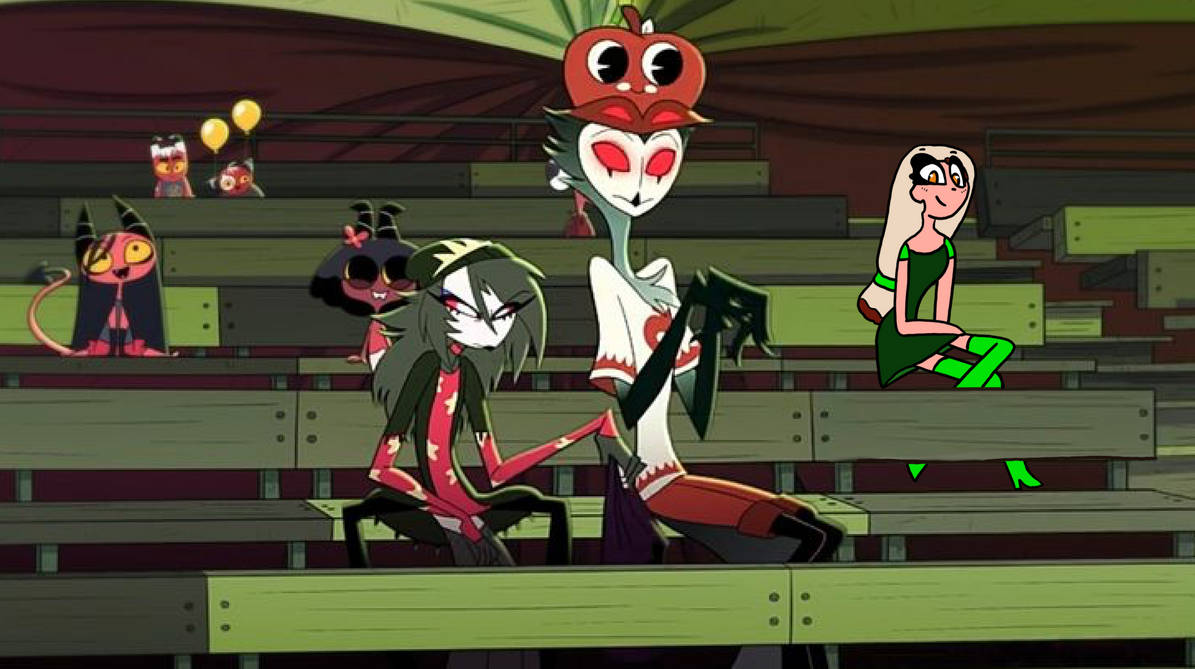 My Oc In A Helluva Boss Scene By Luvluv22 On Deviantart