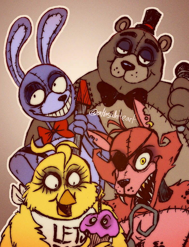 Fnaf The Og Crew By Foxtragic On Deviantart
