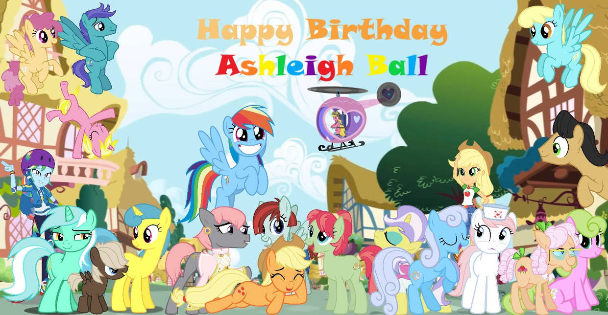 Happy Birthday Ashleigh Ball By Shiningblueshield On Deviantart