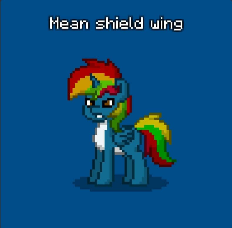 Mean Shield Wing Ponytown By ShiningBlueShield On DeviantArt mean-shield-wing-ponytown-by-shiningblueshield-on-deviantart