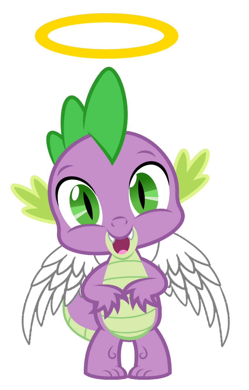 Spike as angel dragon by ShieldWingArmorofGod on DeviantArt Spike as angel dragon by ShieldWingArmorofGod on DeviantArt
