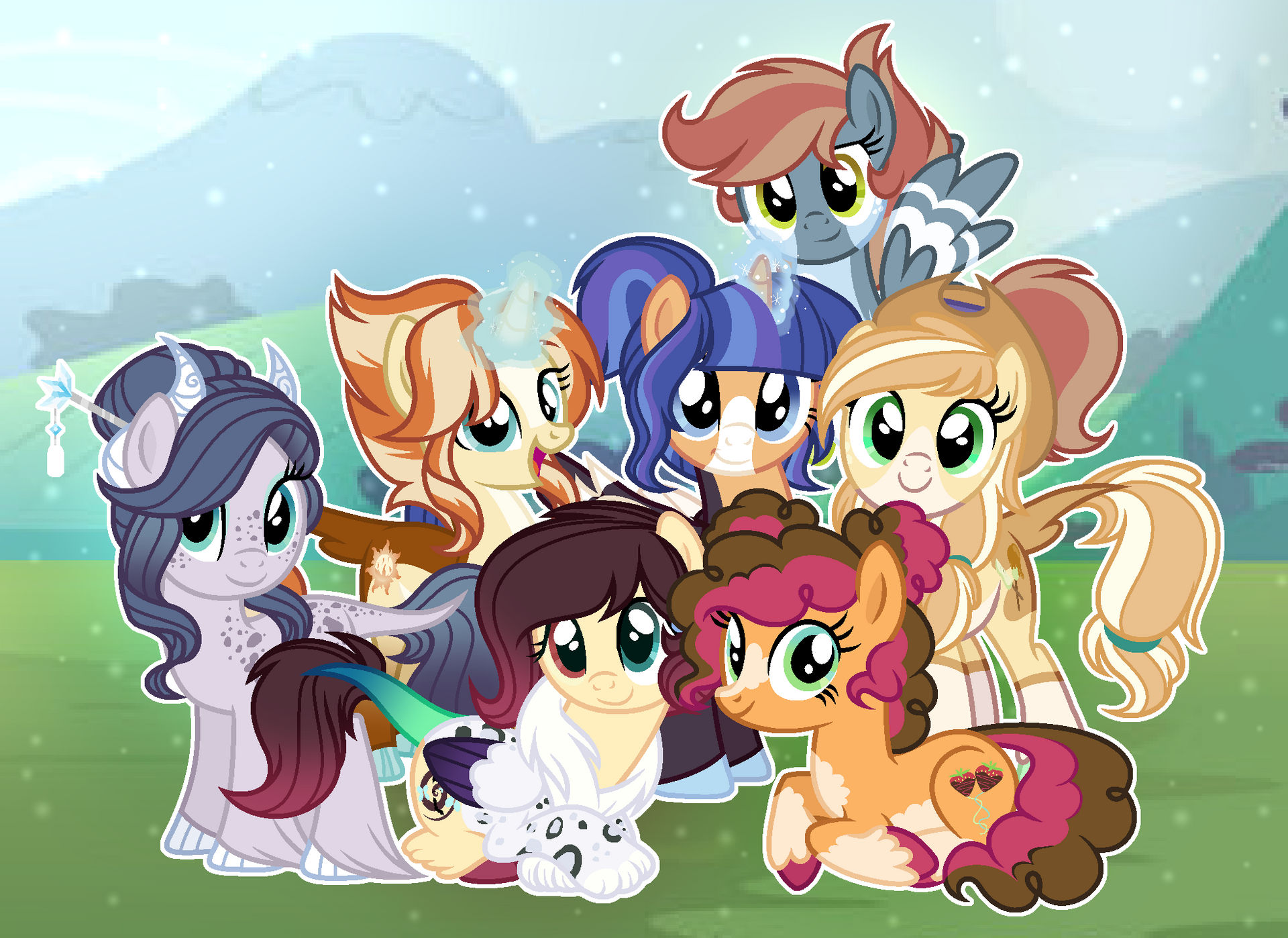 T Mane 7 By Cheeruplullaby On Deviantart