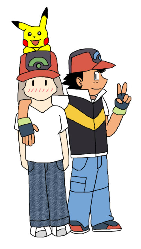 Ash and Lisa by DelinquentDuo on DeviantArt