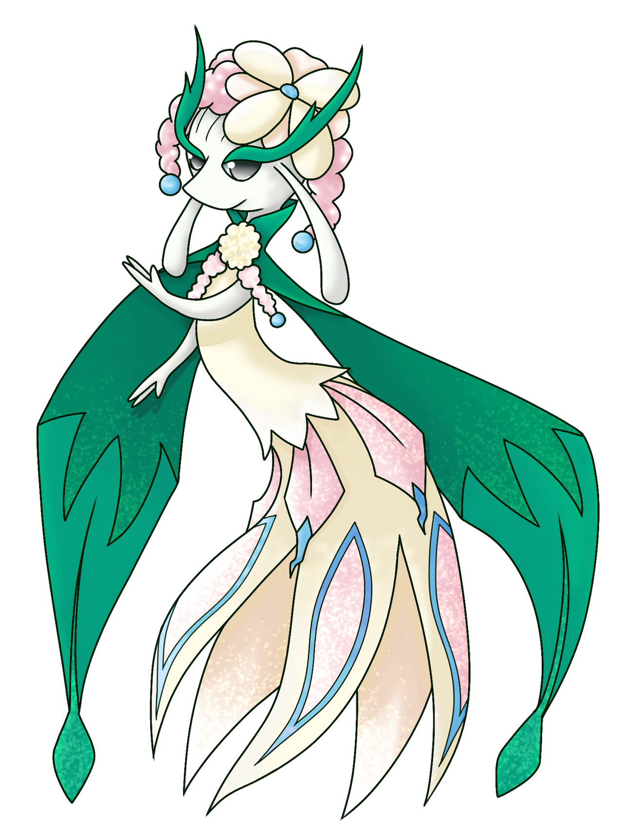 Mega Florges White Flower By Anarlaurendil On Deviantart