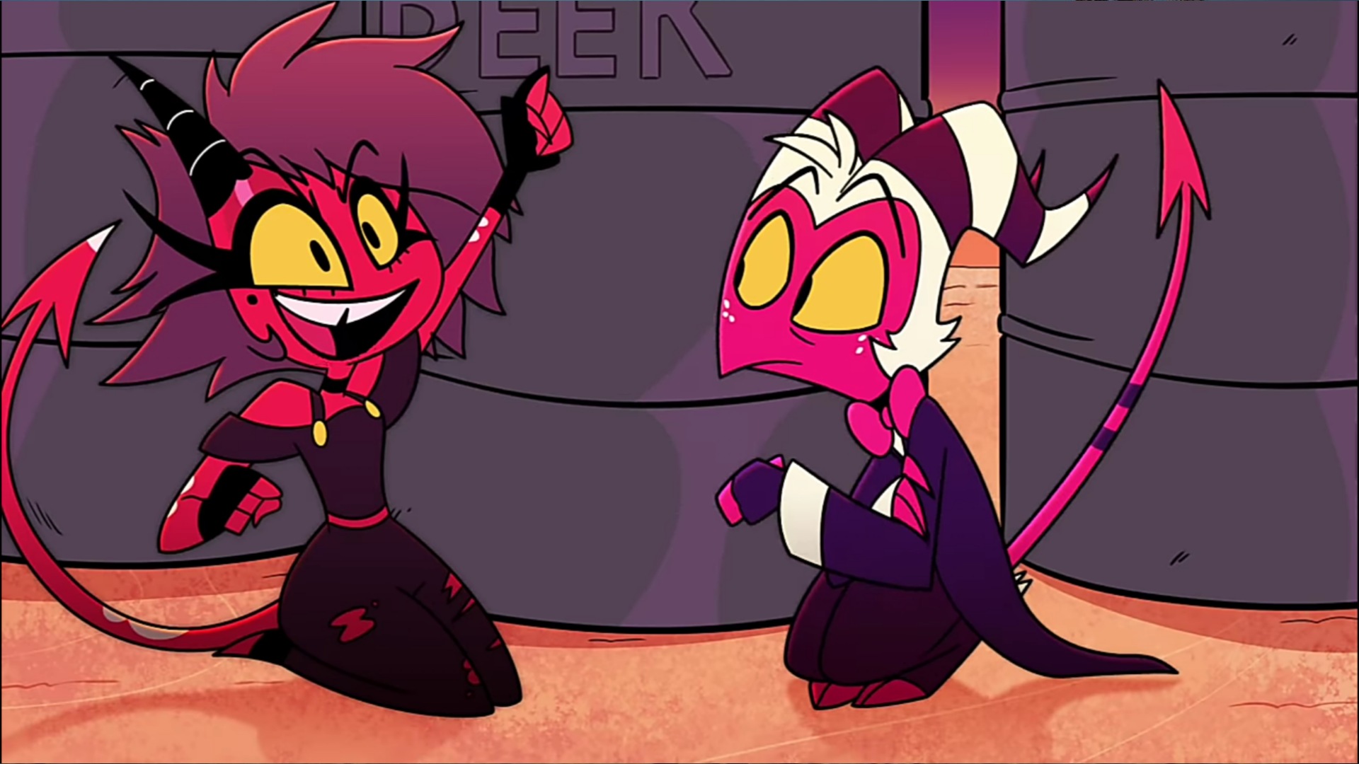 Helluva Boss Millie And Moxxie Screencap By Bigonezhau Wu31 On Deviantart