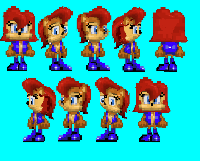 My Sally Sprites for Srb2 by spaz161 on DeviantArt