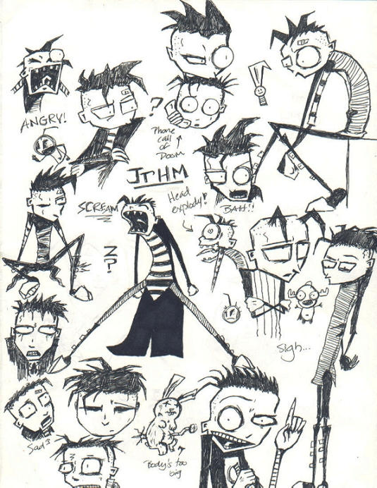 JTHM skteches by HapyCow on DeviantArt