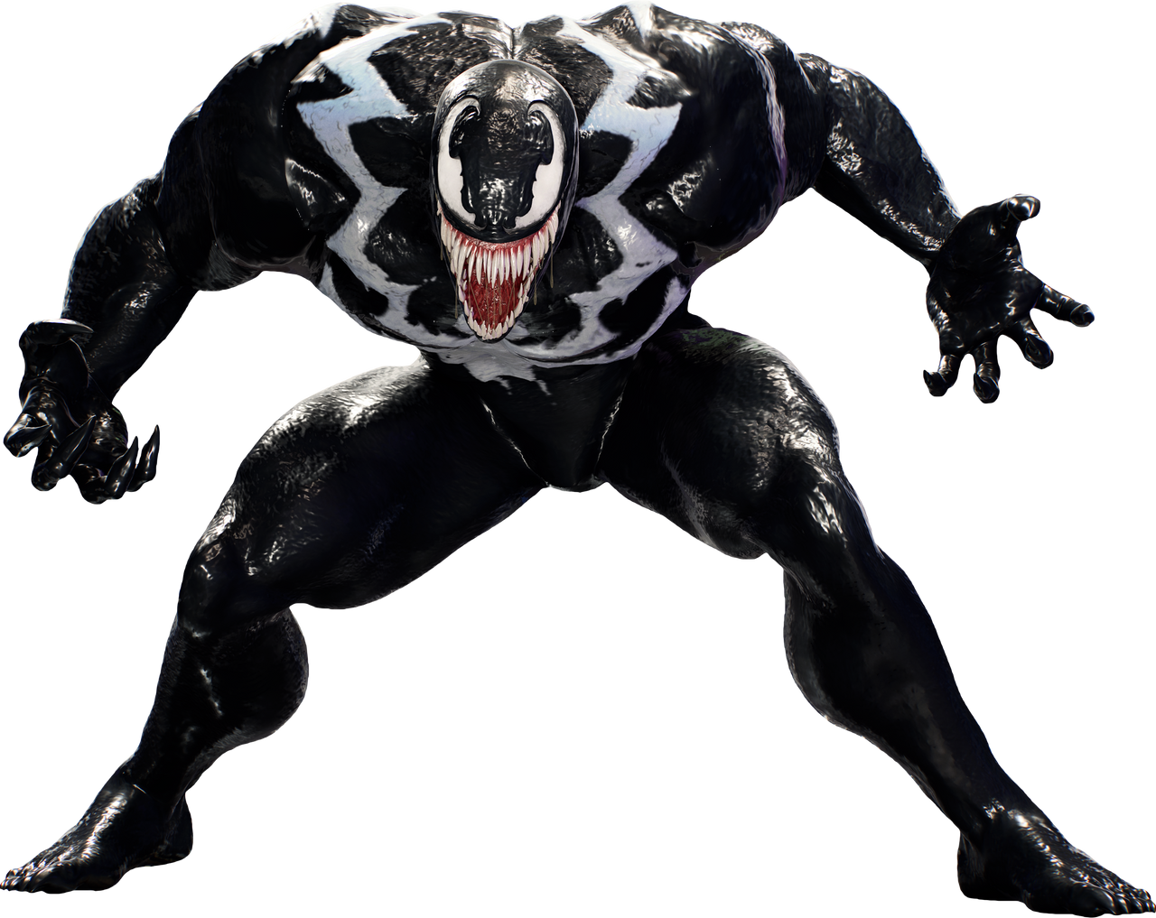 Spider Man 2 Venom Hero Pose Render By Caspertvart On Deviantart