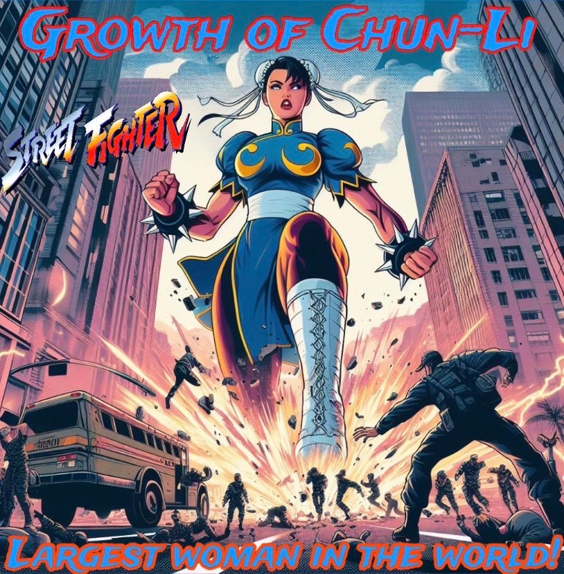 Growth Of Chun Li Giantess By Edeniangiantess On Deviantart