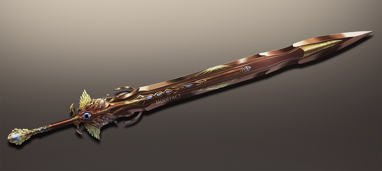 Commission Hybrid Sword Durandal And Darkheart By Modefact On Deviantart