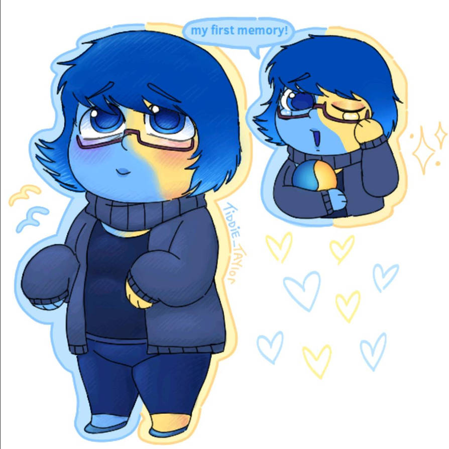 My Inside Out Oc Melancholy Nostalgia By Tiddietaylor On Deviantart