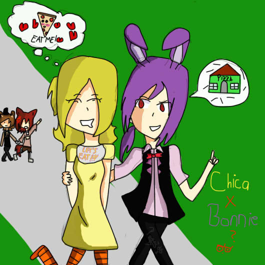 Chica X Bonnie By Lucyypaqui On Deviantart