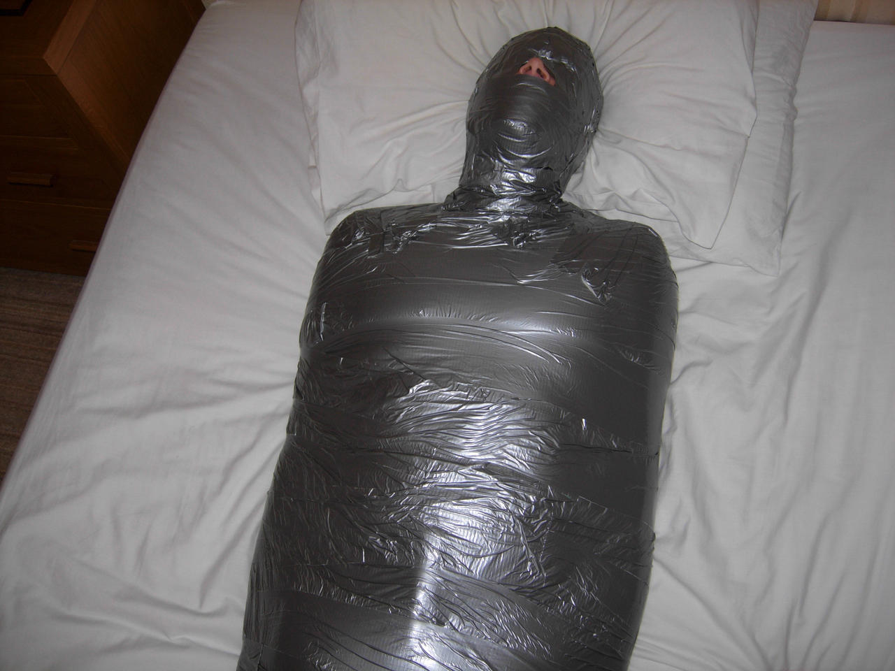 Mummified in Duct tape by Rodse on DeviantArt Mummified in Duct tape by Rodse on DeviantArt