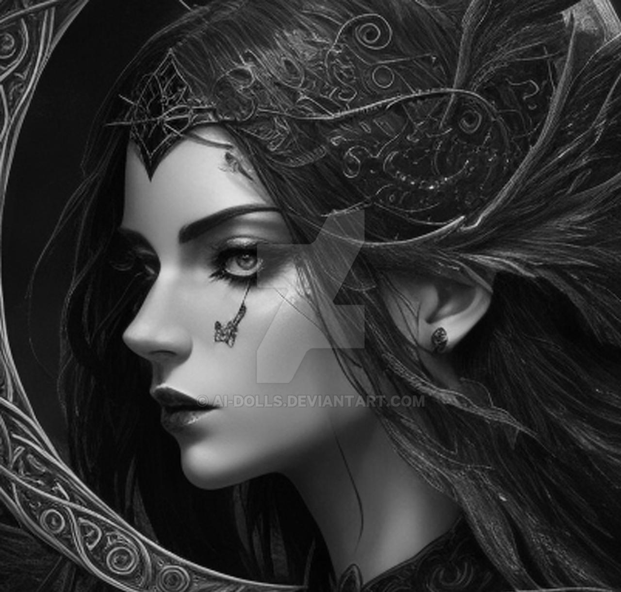 Tribal Moon Girl By Ai Dolls On Deviantart