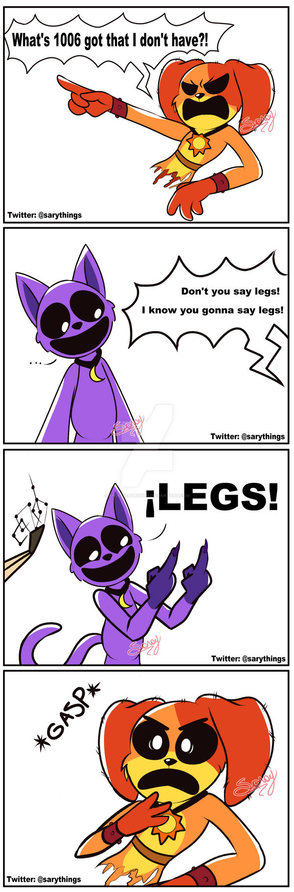 DogDay Legs Comic by AngelicaBroken on DeviantArt DogDay Legs Comic by AngelicaBroken on DeviantArt