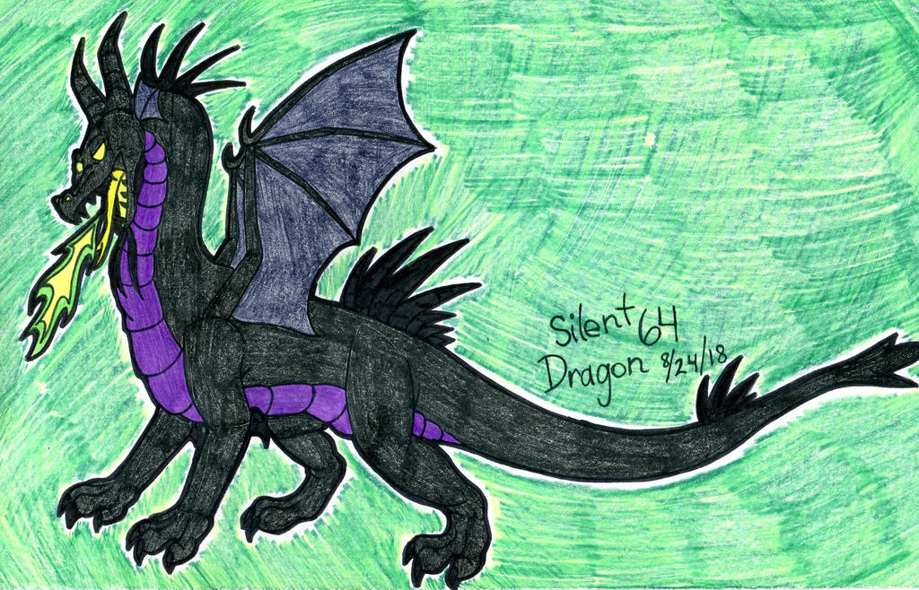 Maleficent The Dragon By Silentdragon64 On Deviantart