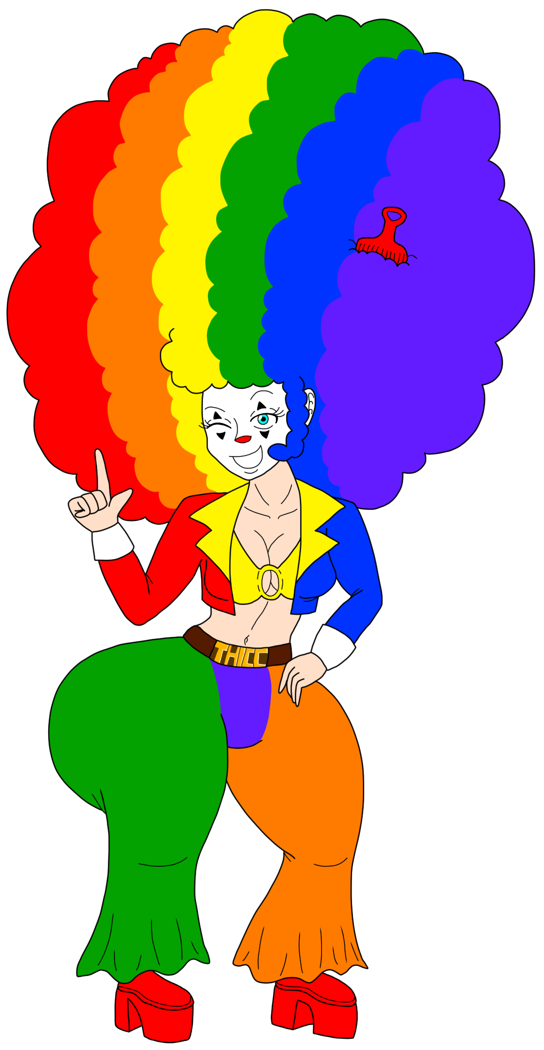 Foxy Clown Girl By Theamazingmisterz On Deviantart