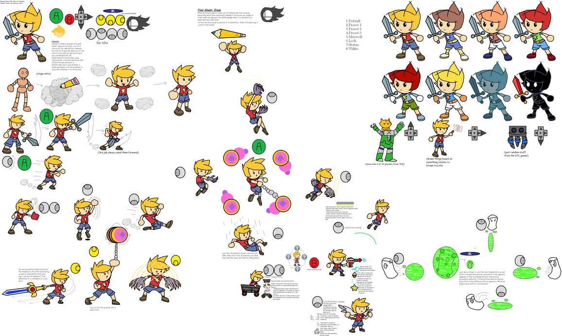Dtl Heros Smash Bros Moveset By Yingyangheart On Deviantart
