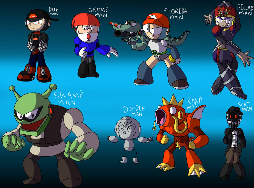 New Robot Masters by YingYangHeart on DeviantArt New Robot Masters by YingYangHeart on DeviantArt