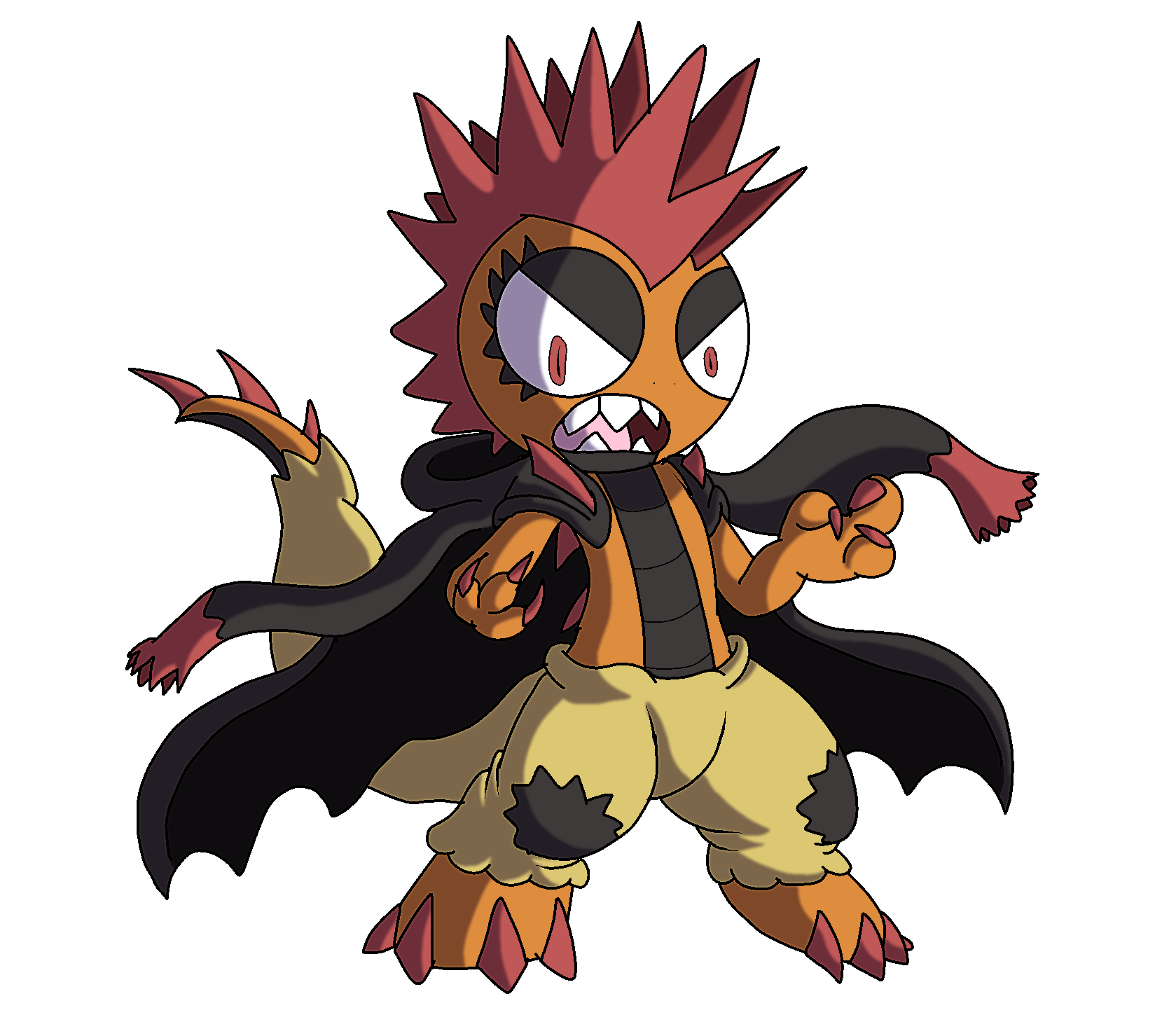 Mega Scrafty(without effect) by YingYangHeart on DeviantArt Mega Scrafty(without effect) by YingYangHeart on DeviantArt