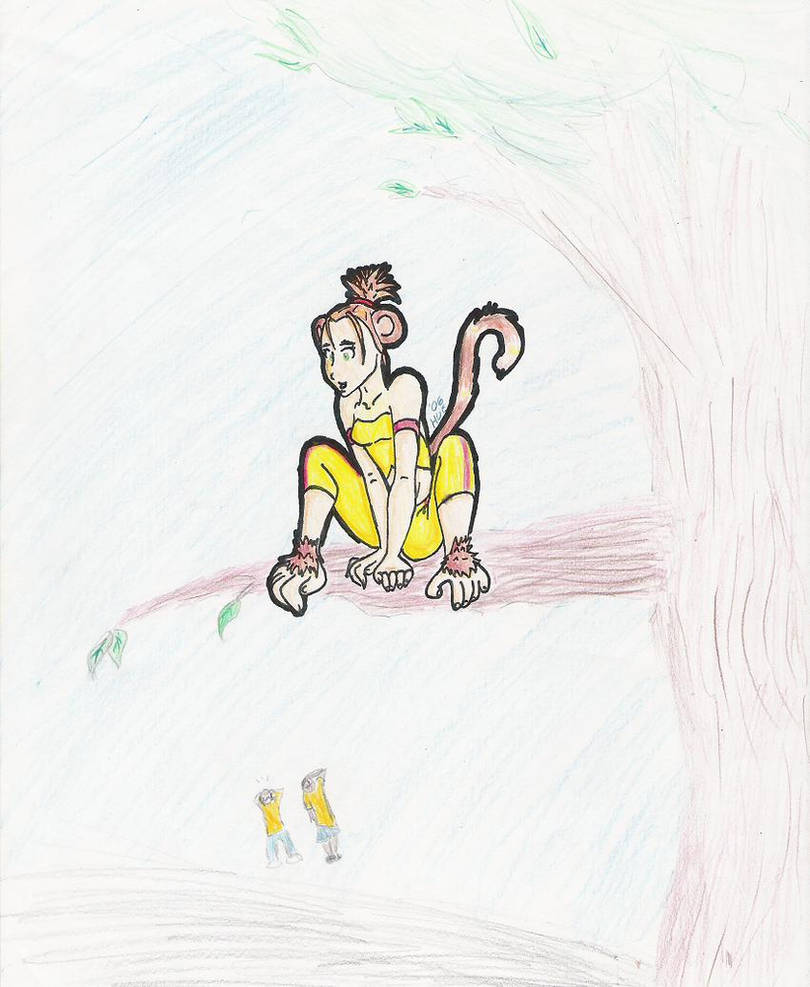Monkey Girl by hanban on DeviantArt