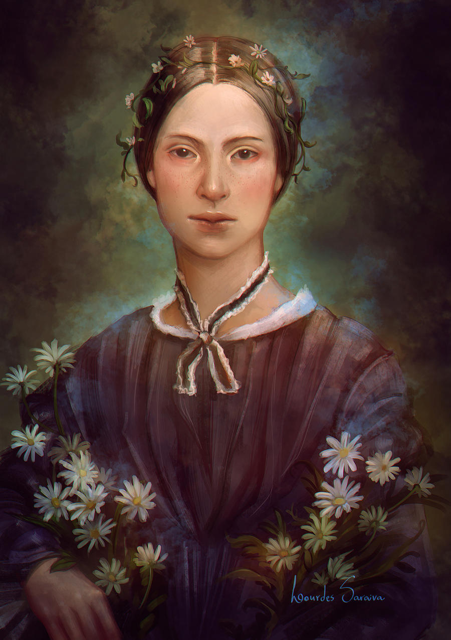 Emily Dickinson By Agnes Green On Deviantart