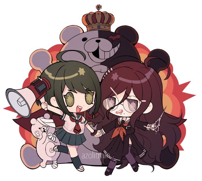 Dr Ultra Despair Girls By Azolitmin On Deviantart