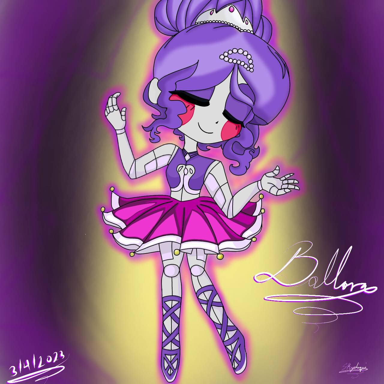 Ballora Fnaf Fan Art By Diamondsky067 On Deviantart