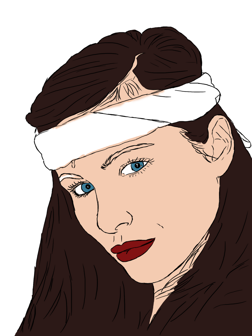 Kyla Cole Digital Sketch By Andreivillneuve On Deviantart