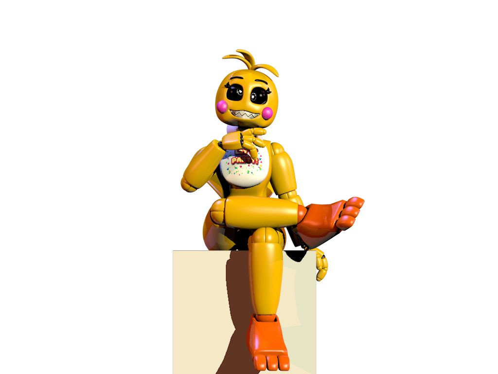 C4dfnaf Stylized Toy Chica By Mrlefty6 On Deviantart