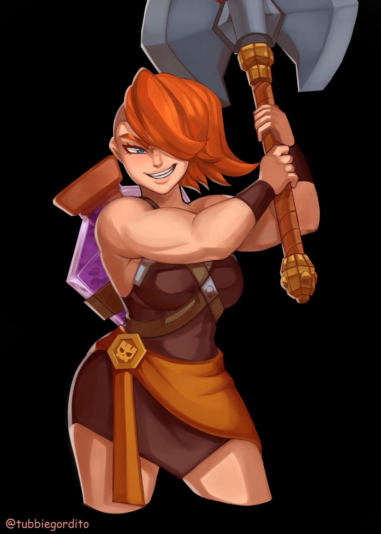 Clash of Clans FanArt - Super Valkyrie by TubbieGordito on DeviantArt Clash of Clans FanArt - Super Valkyrie by TubbieGordito on DeviantArt