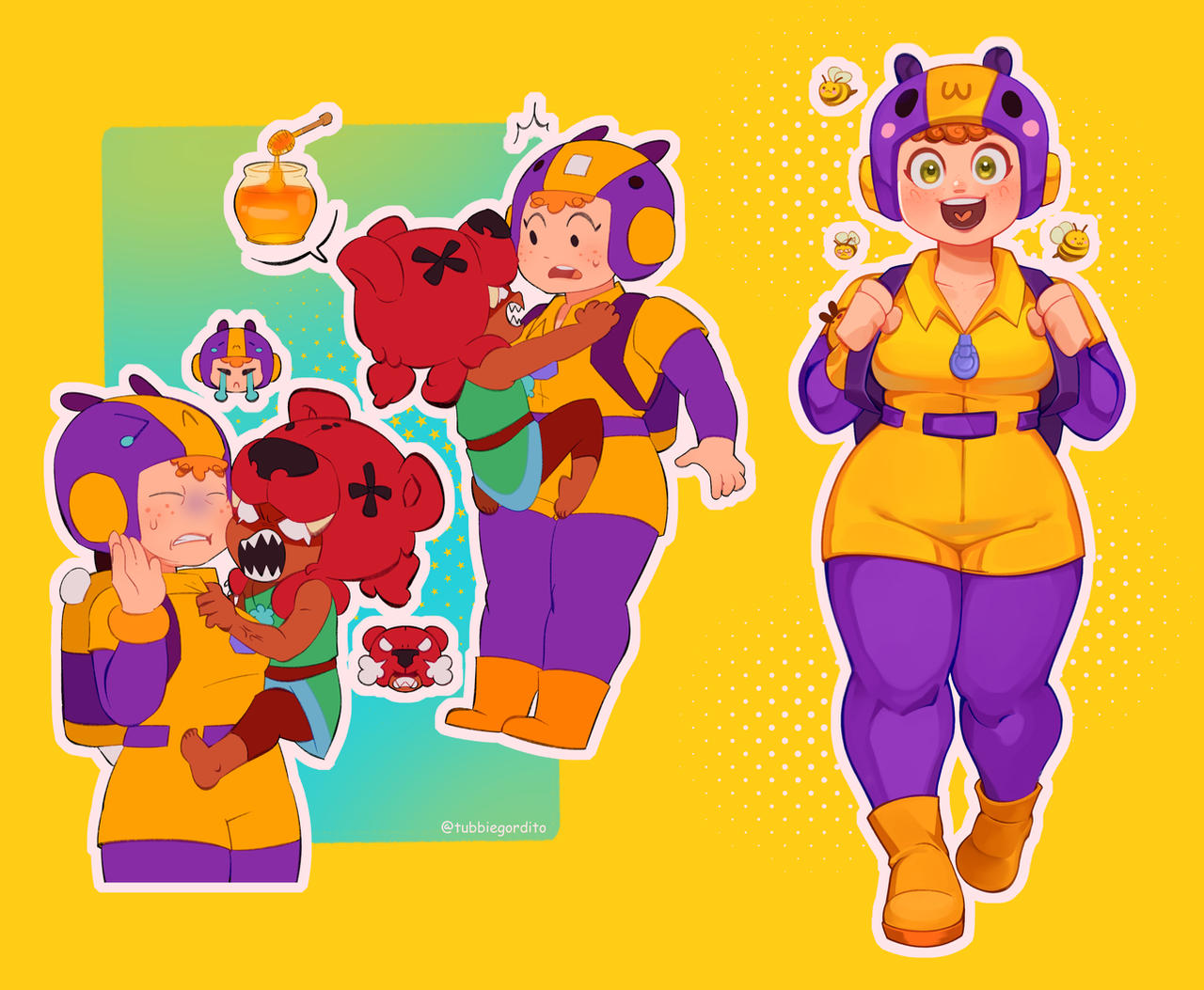 Brawl Stars FanArt - Bea by TubbieGordito on DeviantArt Brawl Stars FanArt - Bea by TubbieGordito on DeviantArt