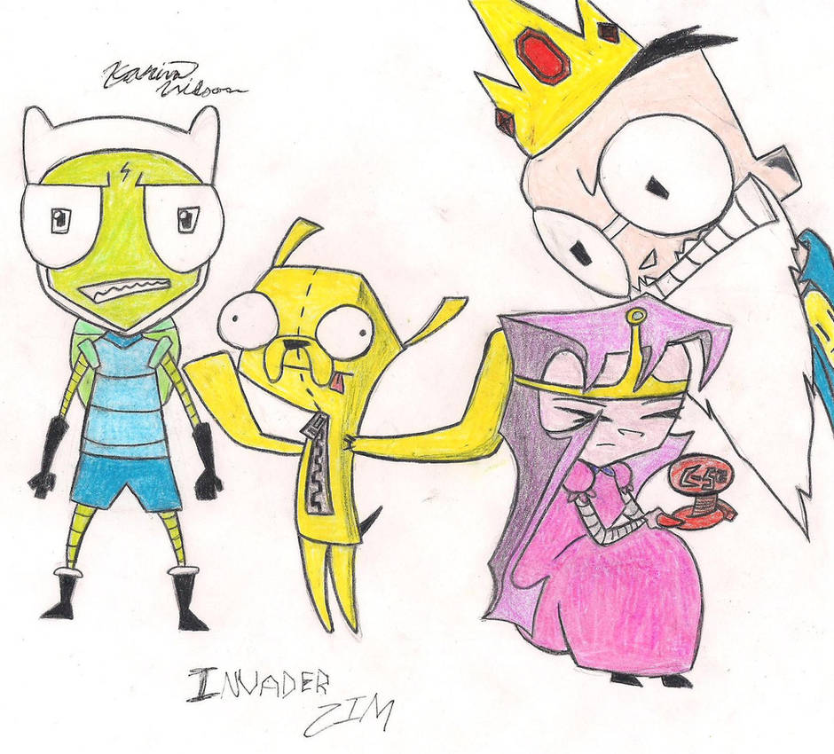 Invader Zim As Adventure Time By Pandapants77 On Deviantart