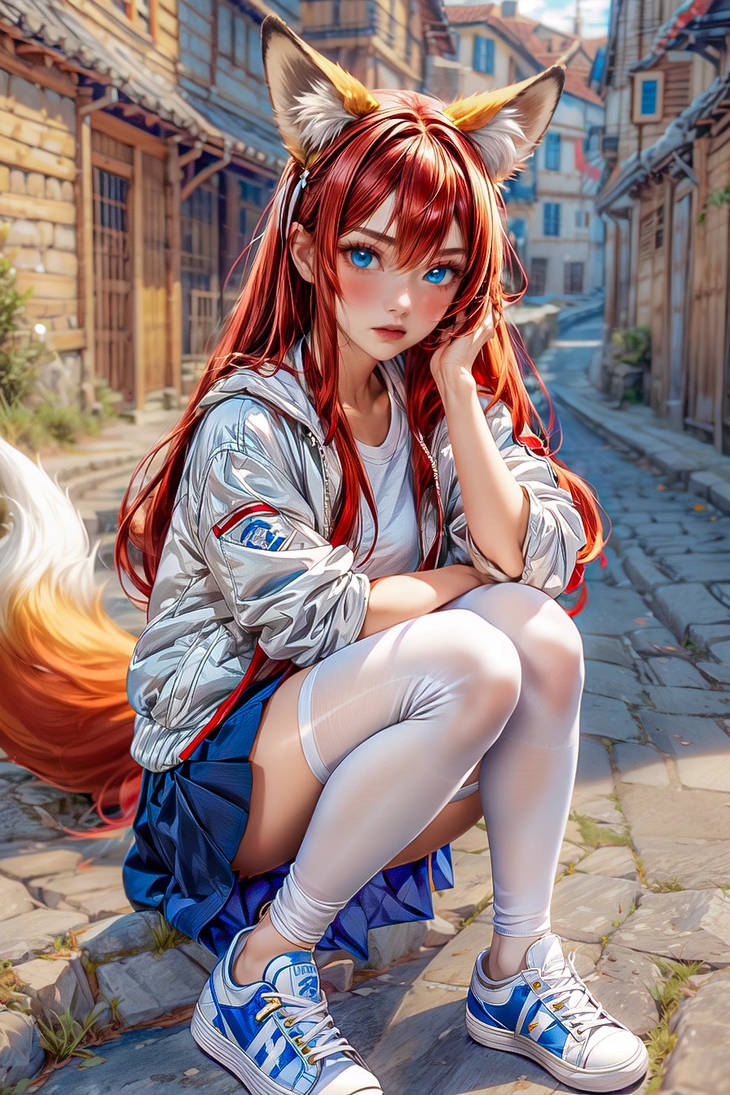 Mito In Her Look From Lore Story Fox Siblings By Foxy Mc Cloud On