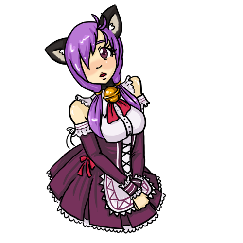 Kitty Maid Commission By Halidarkfire On Deviantart