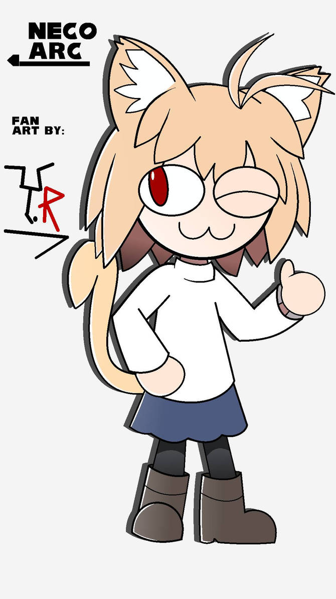 Neco Arc Fan Art By Raftelmago On Deviantart
