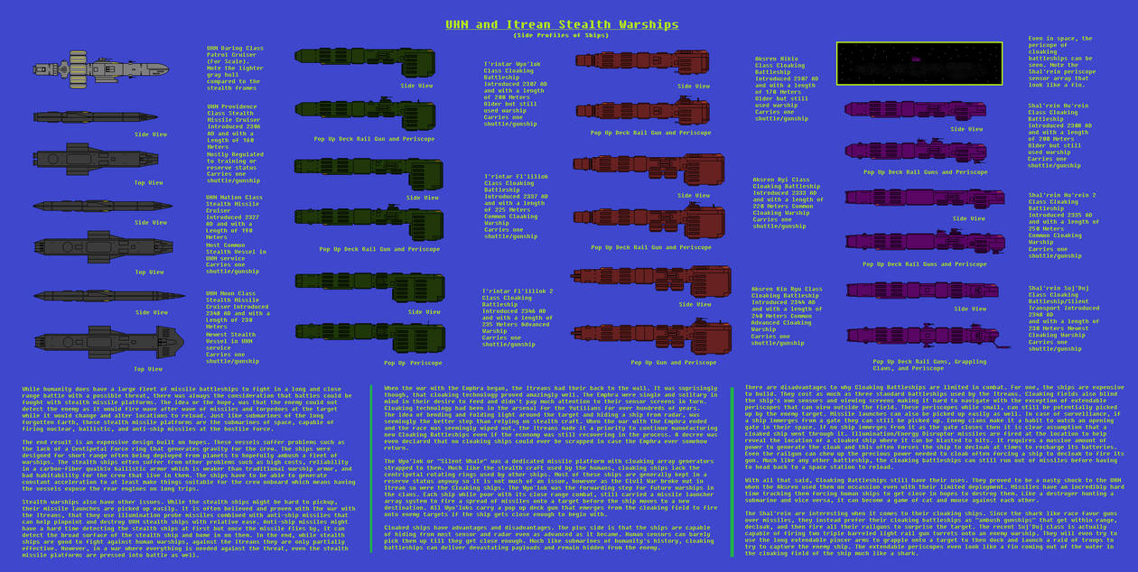 Gabatrix Database: Stealth and Cloaked Warships by CMed2500 on DeviantArt Gabatrix Database: Stealth and Cloaked Warships by CMed2500 on DeviantArt