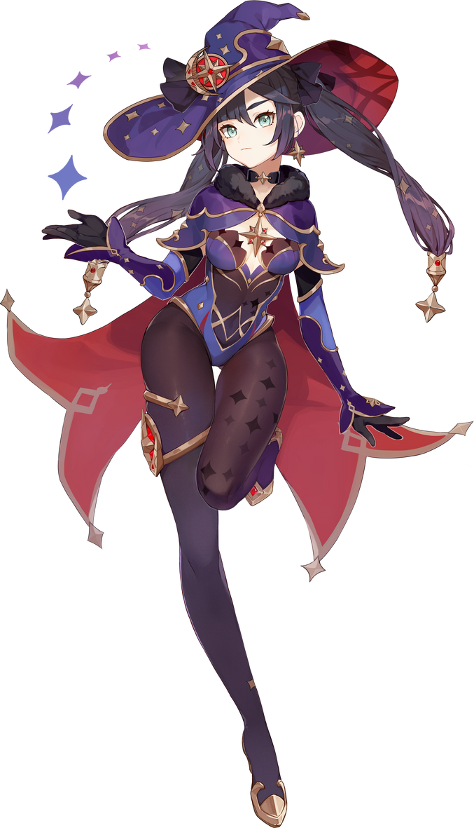 Mona Genshin Impact Character Render By Deg5270 On Deviantart