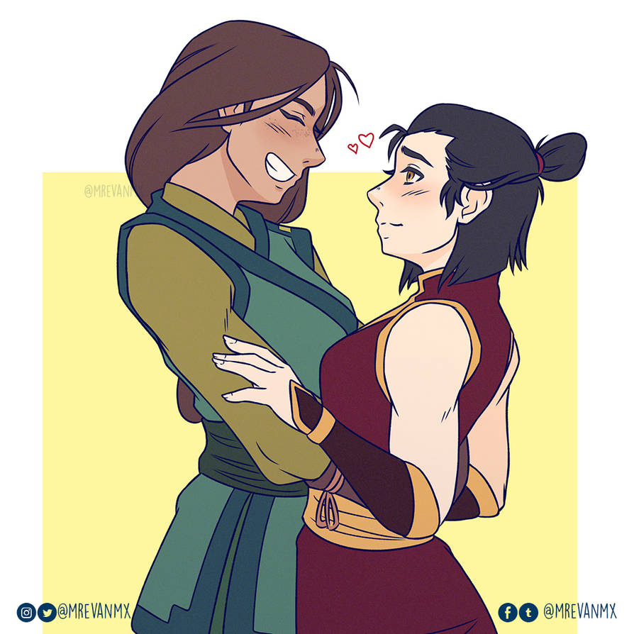 Kyoshi And Rangi By Steffanevansart On Deviantart