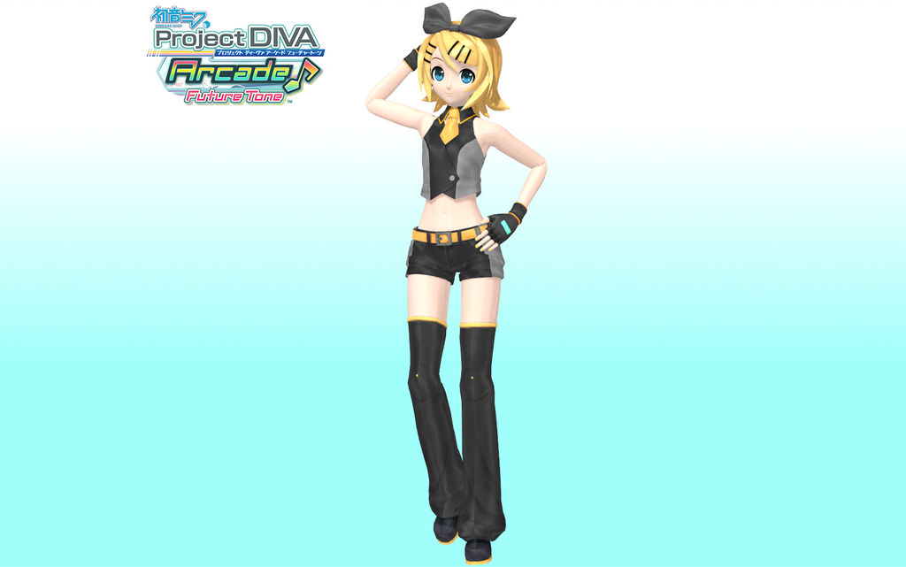 Project Diva Arcade Future Tone Black Star Rin By Wefede On Deviantart