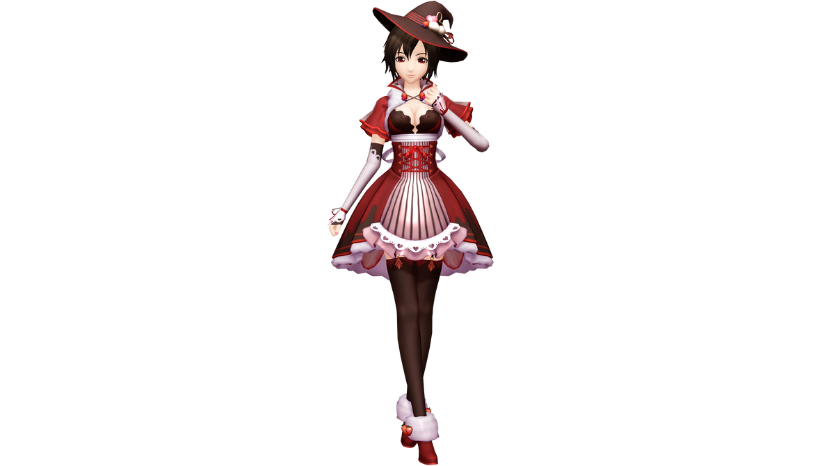 Project Diva X Strawberry Witch Meiko By Wefede On Deviantart