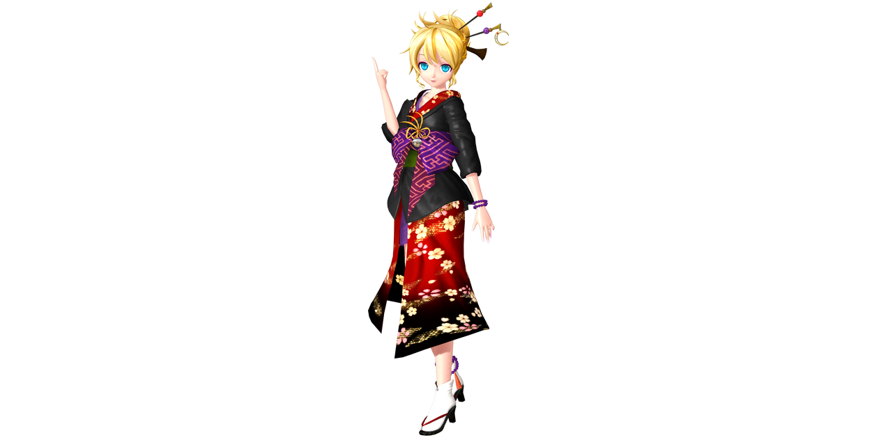 Project Diva Future Tone Sakura Moon Rin By Wefede On Deviantart