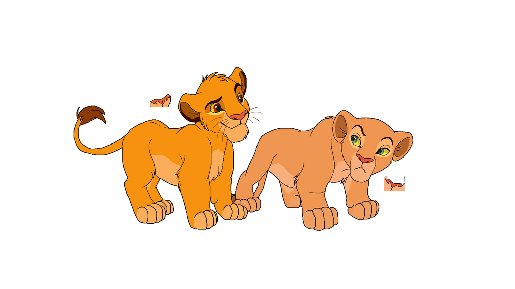 Base Simba With Nala 14 Serious By Gryphonsart On Deviantart